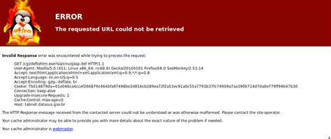 Error The Requested Could Not Retrieved Web Proxy Ipfire Community