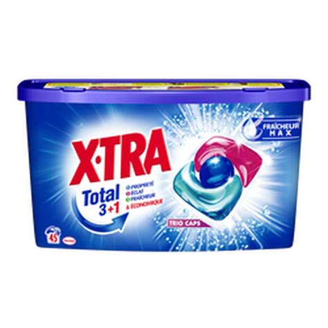 Lessive Trio Capsules X Tra X45 La Belle Vie Courses En Ligne