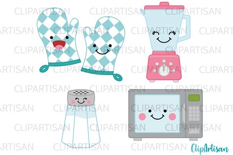 Kawaii Kitchen Clip Art Cute Cooking Clip Art By ClipArtisan