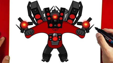 How To Draw New Upgraded Titan Speaker Man Skibidi Toilet Season 19