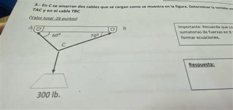 En C Se Amarran Dos Cables Que Se Cargan Como Se Chegg
