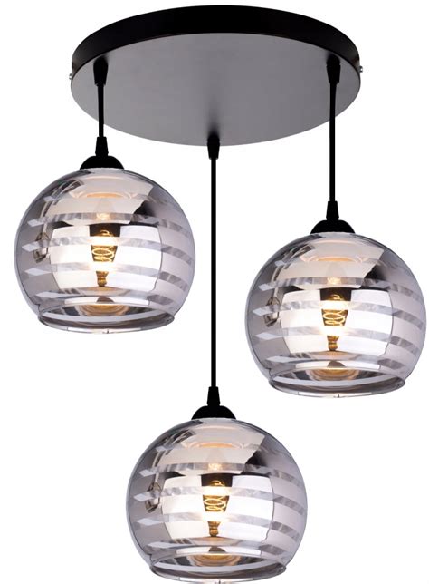 Szklana Lampa Wisząca Sufitowa Żyrandol Plafon LED 133321 Cena