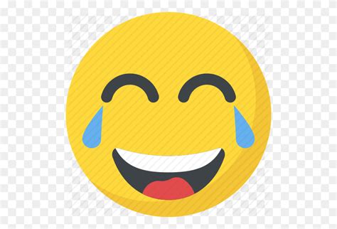 Emoticons Face Smiley Laughing Face Laughing Tears Smiley Icon