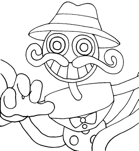 Poppy Playtime Fnf Coloring Pages Coloring Pages