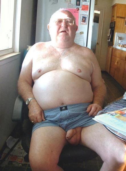 Old Fat Grandpa Cock