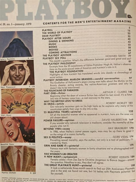 Mavin PLAYBOY MAGAZINE January 1979 COLLECTORS EDITION 25TH