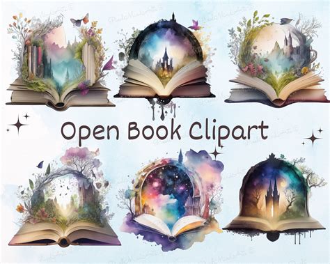 Open Book Clip Art Png