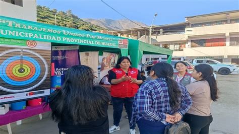 Pobladores De San Miguel De Acos Se Benefician De Feria Multiservicios