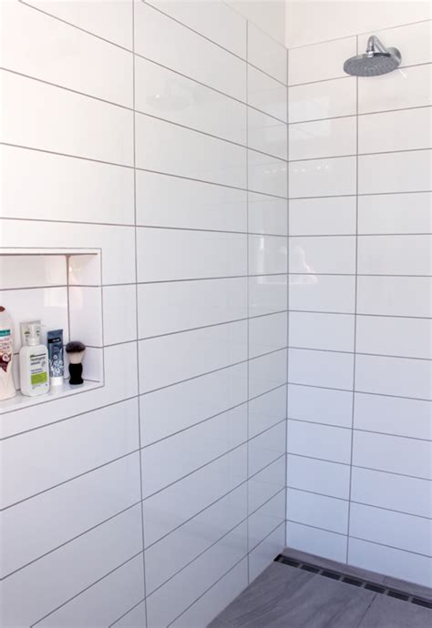 Our Bathroom Renovation Bibby And Brady Large Tile Bathroom White