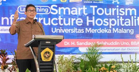 Siaran Pers Menparekraf Aplikasi Smart Tourism Dan Infrastructure