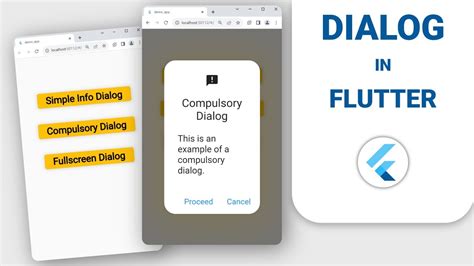 Dialog Flutter Tutorial AlertDialog SimpleDialog Dialog Fullscreen