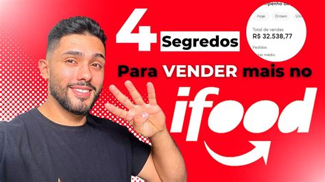 O Segredo Para Vender Mais No Ifood Em Minutos Youtube
