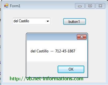 How To Populate A Combo Box From A Dataset In VB Net