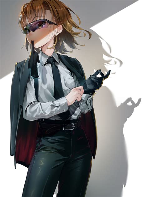 Safebooru 1girl Absurdres Adjusting Clothes Adjusting Gloves Alternate Costume Aviator
