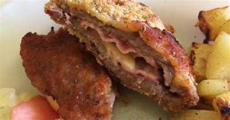 Milanesas De Carne Rellenas Con Jam N Y Queso Receta De Veronica Cookpad