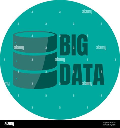 Big Data Machine Algorithms Minimalistic Design Science Vector