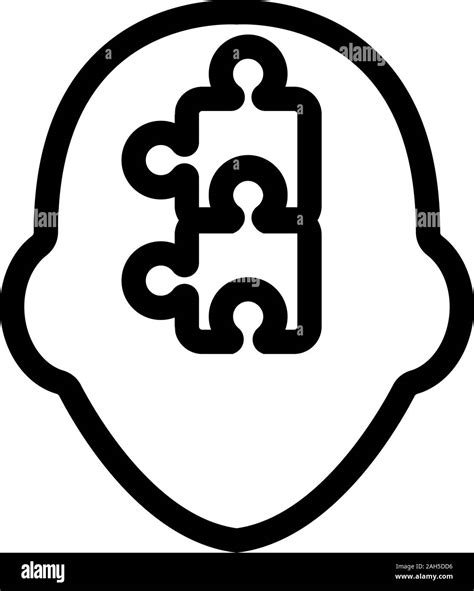 Analytical Mindset Icon Vector Isolated Contour Symbol Illustration