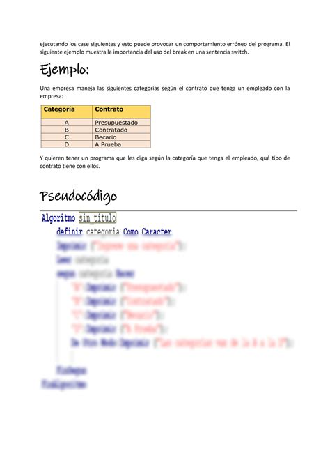SOLUTION Estructura De Seleccion Multiple Switch Studypool