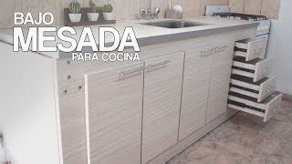 COMO HACER MUEBLE BAJO MESADA COCINA Doovi
