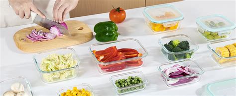 Amazon Vtopmart 8 Pack Glass Meal Prep Container With Lids