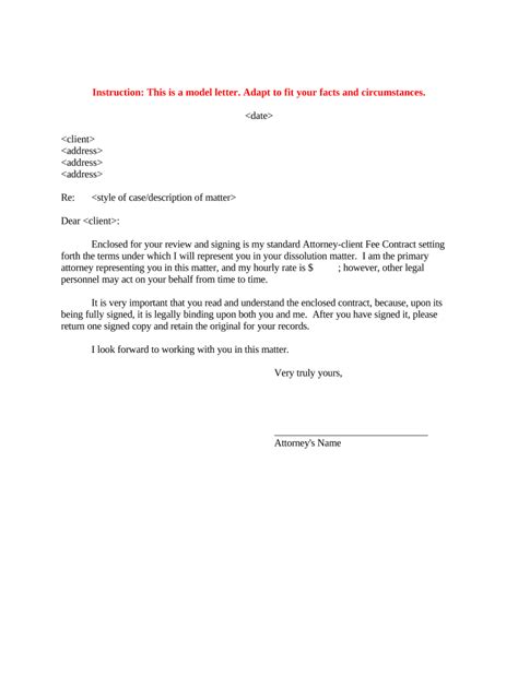 Attorney Client Letter Sample Doc Template PdfFiller