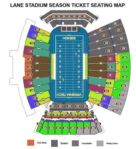Lane Stadium Seating Chart Guide