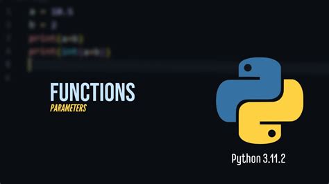 python tutorial 18 function parameters youtube