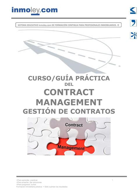 GUÍA PRÁCTICA inmoley DE CONTRACT MANAGEMENT GESTIÓN DE CONTRATOS