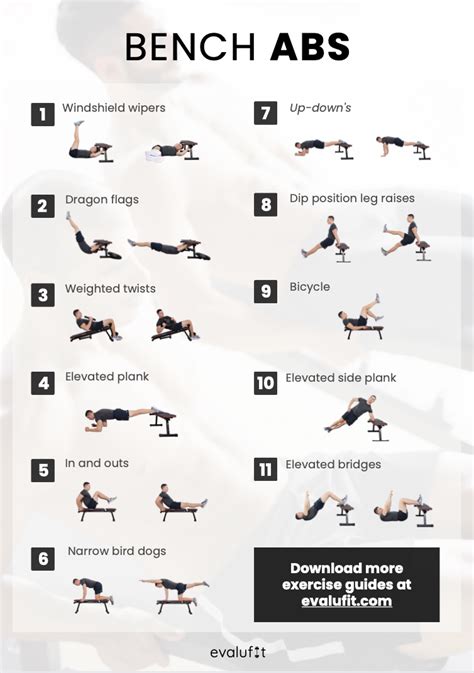 Tabla De Ejercicios Abdominales En PDF Consigue Abdominales De Acero