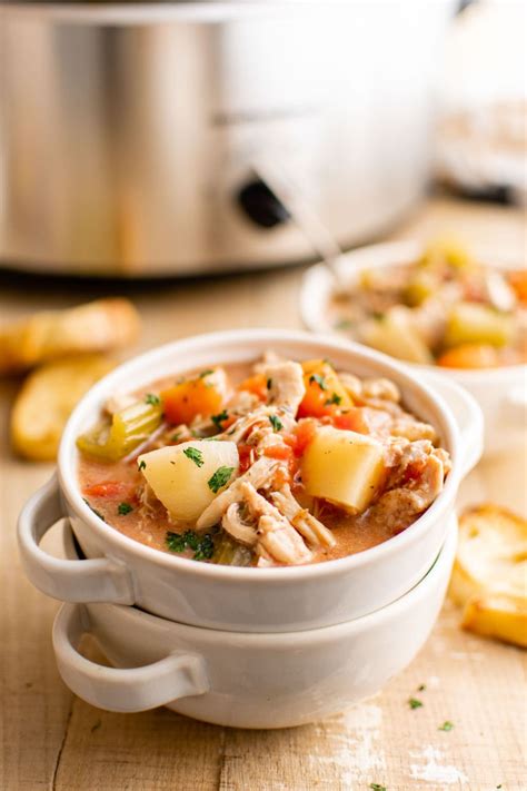 Simple Slow Cooker Chicken Stew YellowBlissRoad