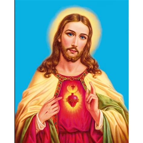 Buy 2 POSTERS SACRED HEART OF JESUS SAGRADO CORAZON DE JESUS