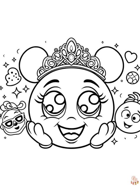 Get Creative With Free Printable Emoji Coloring Pages GBcoloring