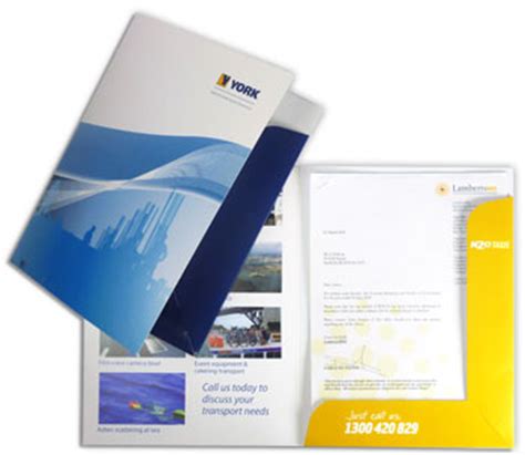 Presentation Folders Free Artwork Presentation Folder Printing