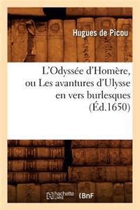 L Odyss E D Hom Re Ou Les Avantures D Ulysse En Vers Burlesques D