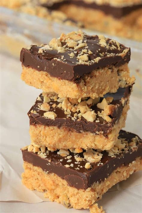 No Bake Diabetic Chocolate Chip Peanut Butter Bars I Hacked Diabetes