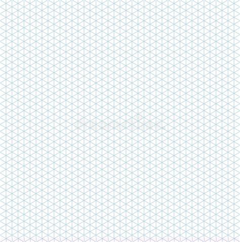 Isometric Grid Graph Paper Seamless Pattern Stock Vector Illustration