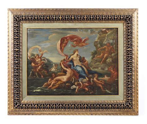 Il Trionfo Di Galatea Artista Romano Del Xviii Secolo