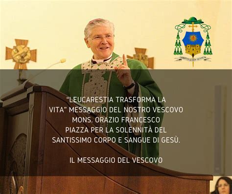 Messaggio Del Nostro Vescovo Mons Orazio Francesco Piazza Per La