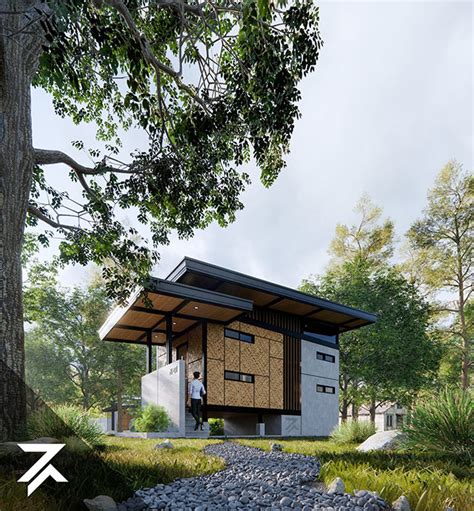 Modern Bahay Kubo Design With Floor Plan Home Alqu