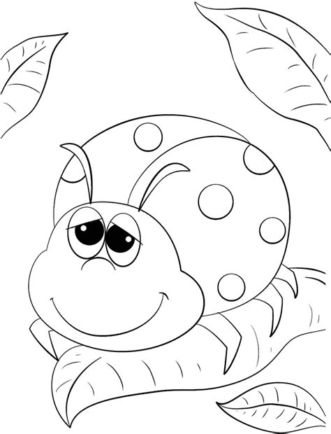 Joaninha Para Colorir Blog Ana Giovanna