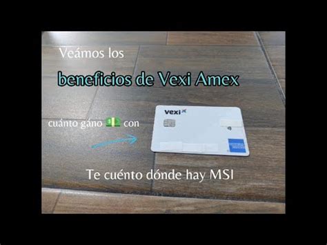 Vexi amex tarjeta de crédito para todos YouTube