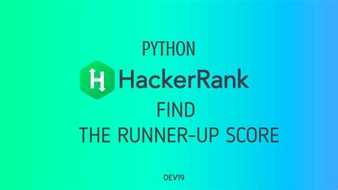 9 find the runner up score hackerrank python solutions