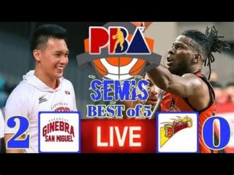 PBA LIVE BRGY GINEBRA Vs SAN MIGUEL LIVE SCORES And COMMENTARY