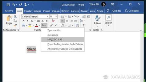 Cómo cambiar de mayúsculas a minúsculas y viceversa en Word