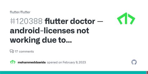 Flutter Doctor Android Licenses Not Working Due To Java Lang