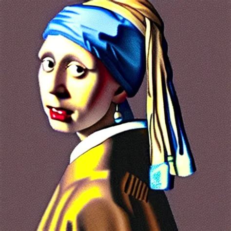 Darth Vader With A Pearl Earring By Johannes Vermeer Stable