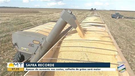 MT vai colher safra recorde de grãos apesar do aumento dos custos da