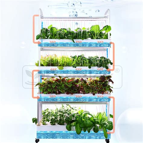 HydroTower Indoor Hydroponic Grow Tower System Kit Built In LED Grow