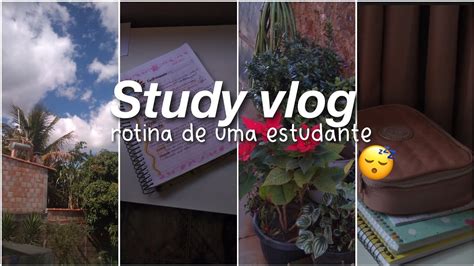 Study Vlog Rotina De Uma Estudante YouTube