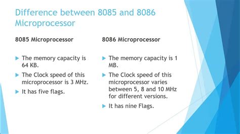 difference between 8086 vs 8085 microprocessor youtube